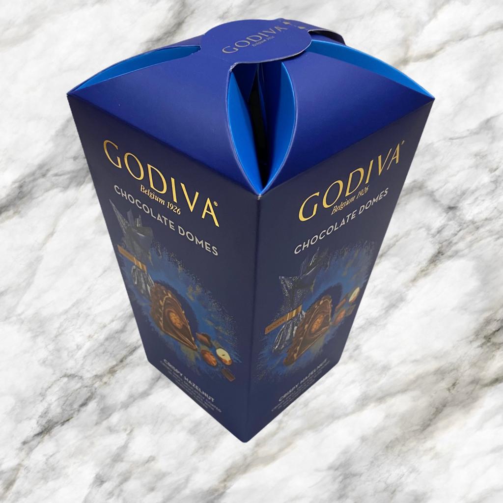 GODIVA | Crispy Hazelnut Chocolate Domes 123 gr | SurpriseBox